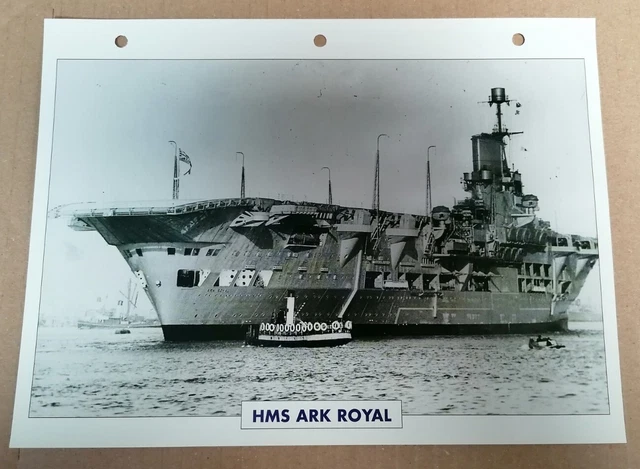 PHOTO - HMS ARK ROYAL Ship A4 Size Photo Reprint Great For Framing! See ...