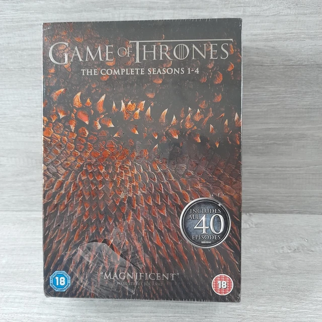GAME OF THRONES Complete Season 1-4 New/Sealed DVD Boxset EUR 22,40 ...