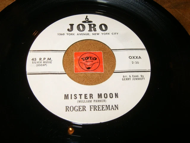 ROGER FREEMAN - Mister Moon - What's Wrong With My / Listen - Rnb Popcorn EUR 24,98 - PicClick FR