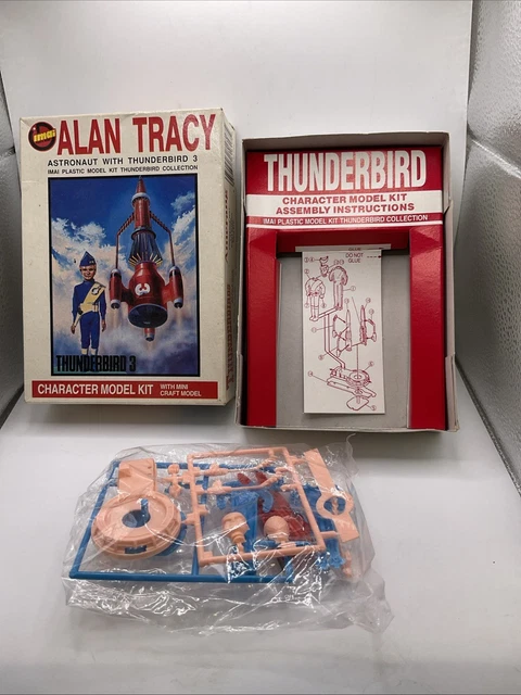 VINTAGE IMAI THUNDERBIRDS Model Kit Thunderbird 3 With Alan Tracy New ...