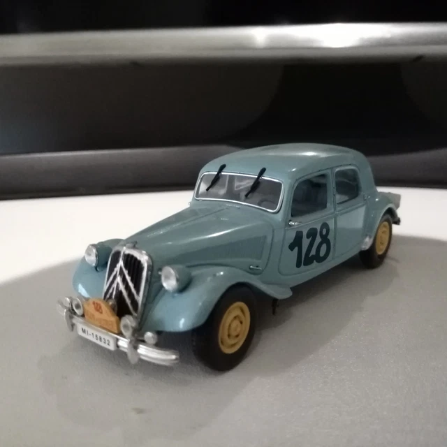 CITROEN TRACTION 11CV rallye N°128 1/43 UH (no solido/norev/eligor ...