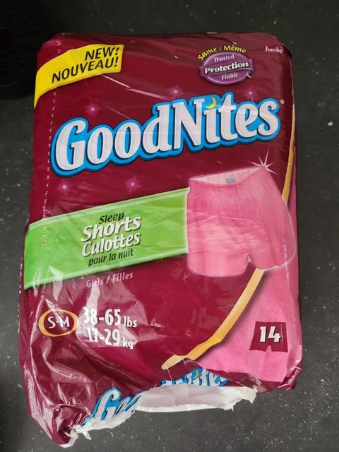 VINTAGE GOODNITES GIRLS Sleep Shorts (S/M) $80.00 - PicClick CA