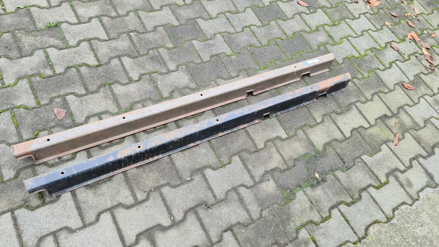 NEW NOS MERCEDES W120 W121 pontoon sill longitudinal support rocker ...