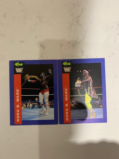 WWF WWE 1991 CLASSIC WRESTLING TRADING CARDS X 2 Koko B Ware £2.00 ...