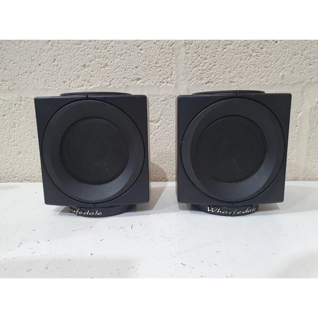 PAIR OF WHARFEDALE Modus Surround Sound Bookshelf Cube Speakers Wired Compact £34.99 - PicClick UK