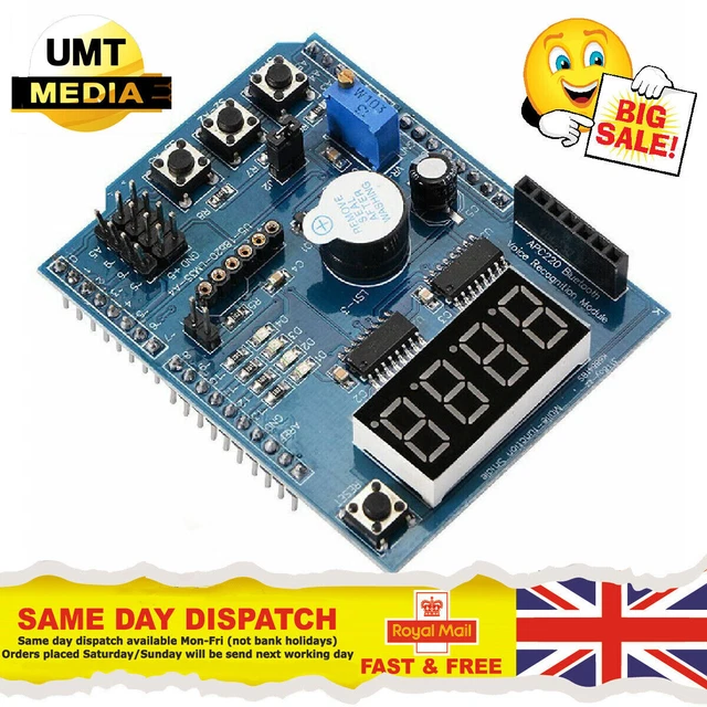 MULTIFONCTION PROTOTYPAGE / Extension Bouclier Pour Arduino Uno ...