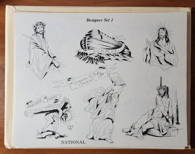 ORIGINAL RANGOON RICKY Traditional Vintage 81 National Tattoo Flash ...