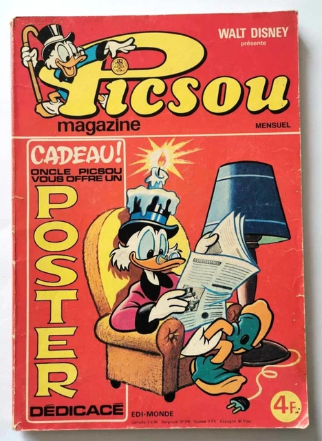 PICSOU MAGAZINE N° 60 Avec Poster Dedicacé / Edi-Monde - 1977 EUR 4,95 ...