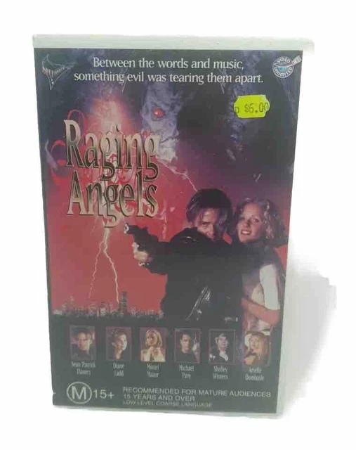 RAGING ANGELS [VHS] Big Box Video Ex-Rental Video Tape Horror Action 1995 $5.95 - PicClick AU