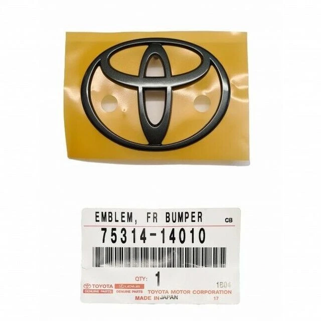 NEW GENUINE TOYOTA Supra MK4 JZA80 Front Bumper Black Emblem 75314 ...