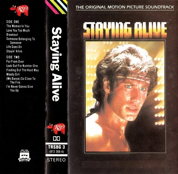 STAYING ALIVE (THE Original Motion Picture Soundtrack) (Cassette, Album ...