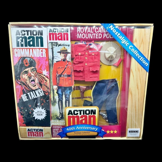 HASBRO 40TH ANNIVERSARY NOSTALGIC COLLECTION ACTION MAN CANADIAN ...