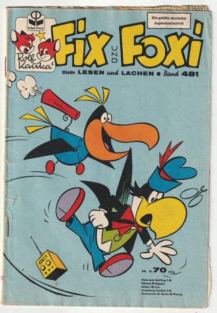 FIX & Foxi #481, Pabel 1965 | COMIC | KLASSIKER | ROLF KAUKA | LUPO ...