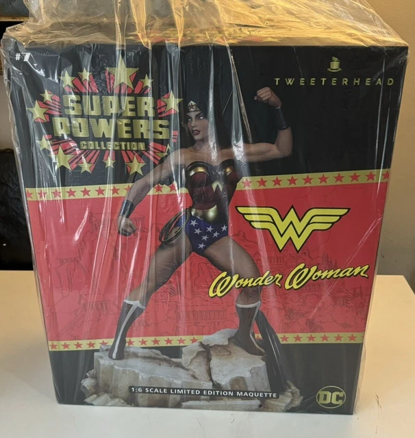 TWEETERHEAD SUPER POWERS Collection Wonder Woman Statue Maquette Dc ...