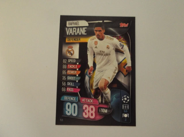 MATCH ATTAX 19/20 "RAPHAEL VARANE" #158 Trading Card £1.16 - PicClick UK