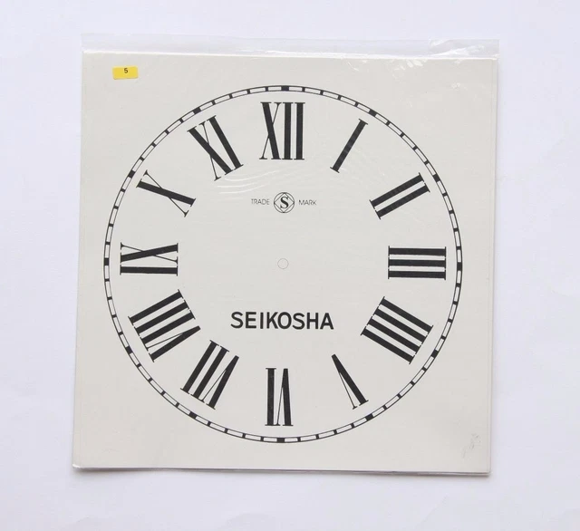 CLOCK PAPER DIAL With Roman Numerals 9" Sticker Paper EUR 5,80 ...