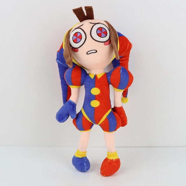 THE AMAZING DIGITAL Circus Clown Plush Doll Cartoon Funny Doll Soft ...