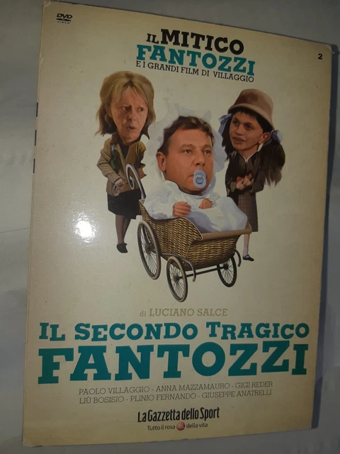 DVD N°2 IL Secondo Tragico Fantozzi Mitico Fantozzi Grandi Film Paolo ...