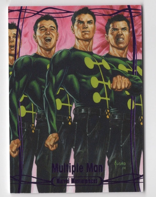MULTIPLE MAN 2016 Upper Deck Marvel Masterpieces Card #10 Epic Purple ...