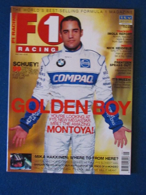 F1 RACING MAGAZINE - May 2001- Juan Pablo Montoya Cover - Formula One ...