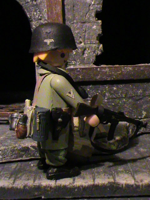 PLAYMOBIL CUSTOM 3RD Fallschirmjäger Reg.(Hollande-1940) Ref-0469 Bis ...