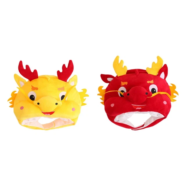 SOFT DRAGON HAT Costume Accessories Cosplay Winter Hat Dress up Cartoon ...