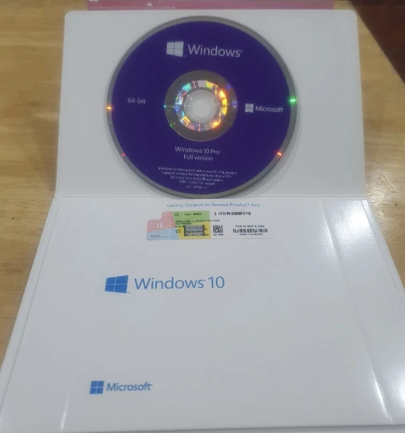 WINDOWS 10 PRO 64bit English Full version Factory sealed New pack DVD ...