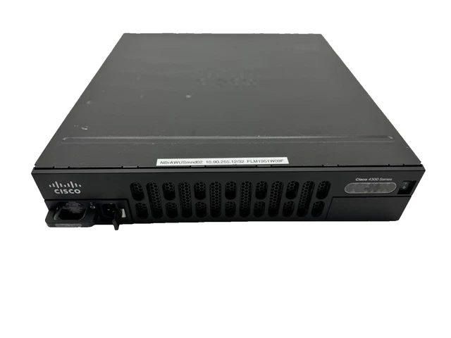 CISCO ISR4351/K9 - ISR 4351 K9 Router GigE 3x WAN Ports Rack-mountable ...