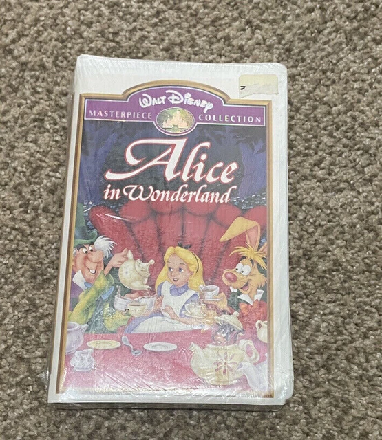 WALT DISNEY ALICE In Wonderland VHS Masterpiece Collection Clamshell Plastic New £7.63 - PicClick UK