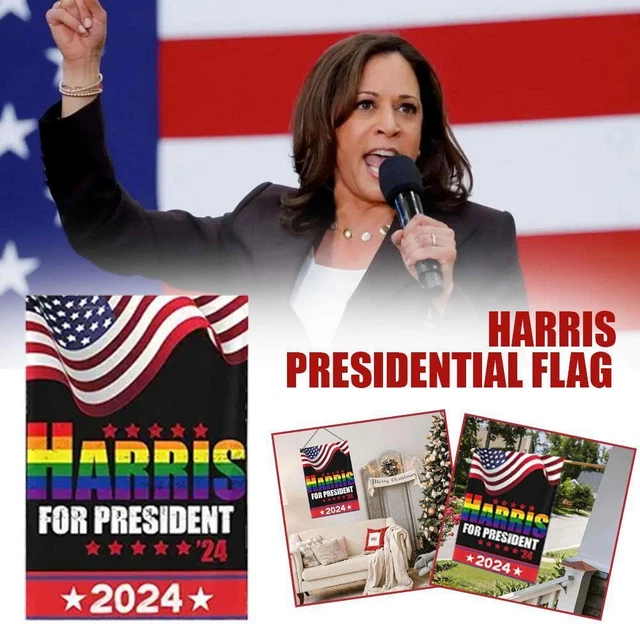 KAMALA HARRIS WALZ 2024 Flag Harris Waltz 2024 Garden Sign Flag ...