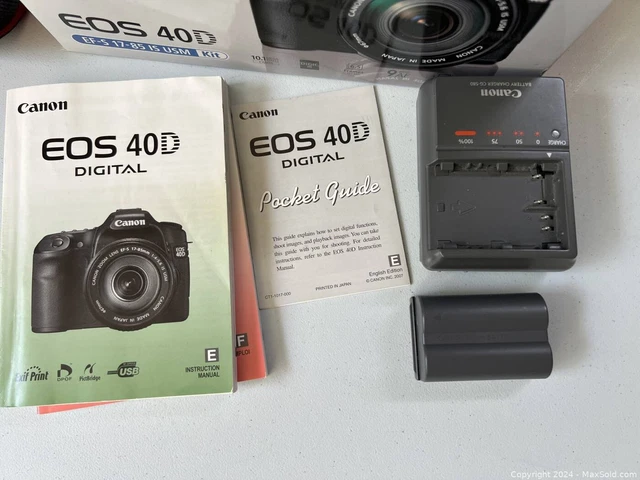 CANON EOS 40D Camera With Ef-S 17-85 Is Usm Kit - Tested $289.89 ...