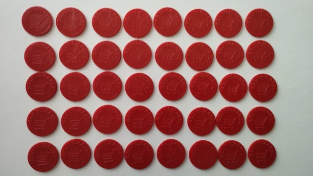 LOT 40 JETONS de Caddie "Continente" (Portugal) - Jamais Servi EUR 6,00 ...