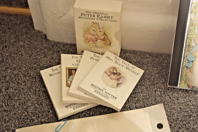 BEATRIX POTTER COLLECTION of DVD's, audio cds, bookmarks and mini book ...