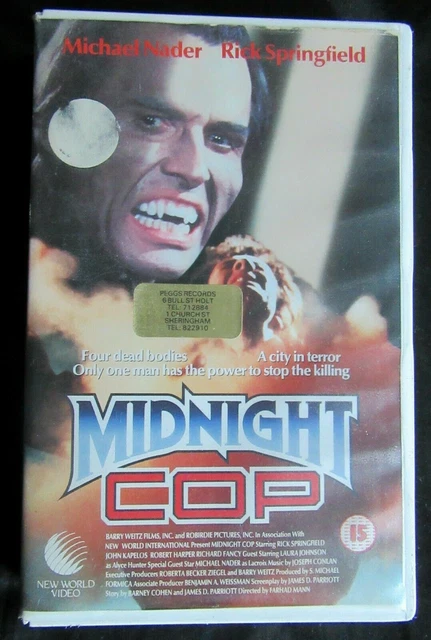 MIDNIGHT COP AKA Nick Knight, New World Vhs Big Box Ex Rental Rick ...