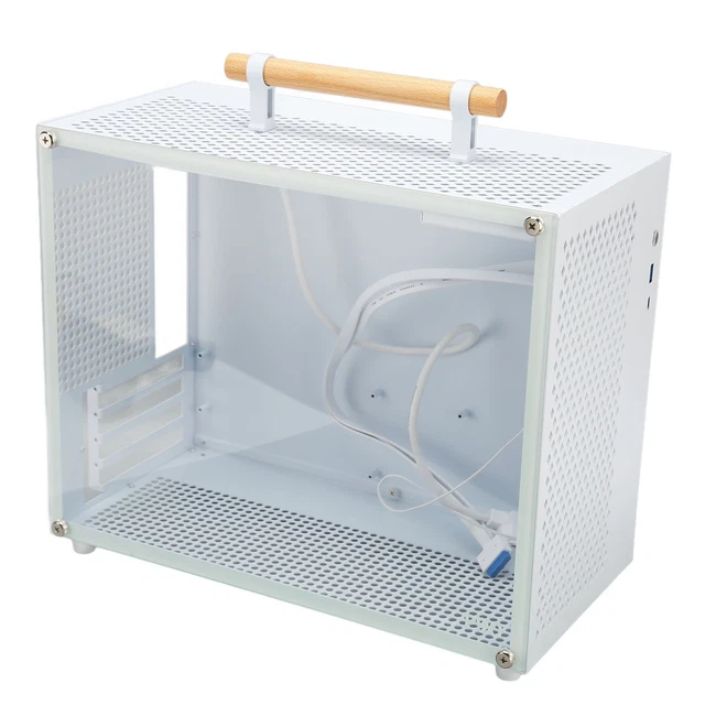 AIRSHI MATX CASE Mini ITX Case With Wooden Handle USB 3.0 Type C 20.6L ...