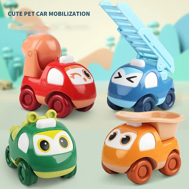 DRIVER INERTIA CARTOON Toy Car Engineering Vehicle Toys Forklift Road ...