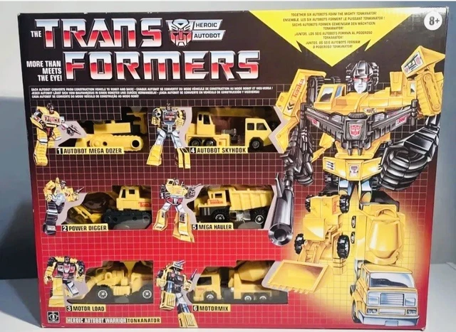 TRANSFORMERS RETRO TONKA Collaborative Devastator TONKANATOR Target ...