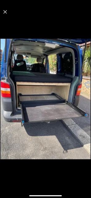 VW T5/T6 CARAVELLE Retractable sliding drawer / campervan / transporter ...