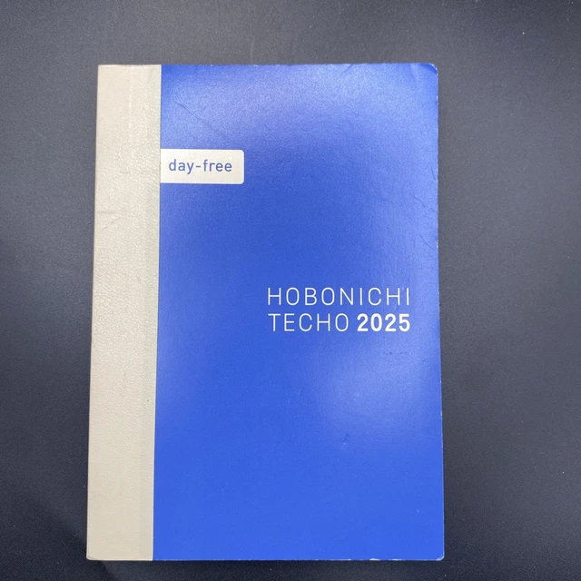 HOBONICHI TECHO 2025 Day-Free A5 Planner Graph Paper Notebook January ...
