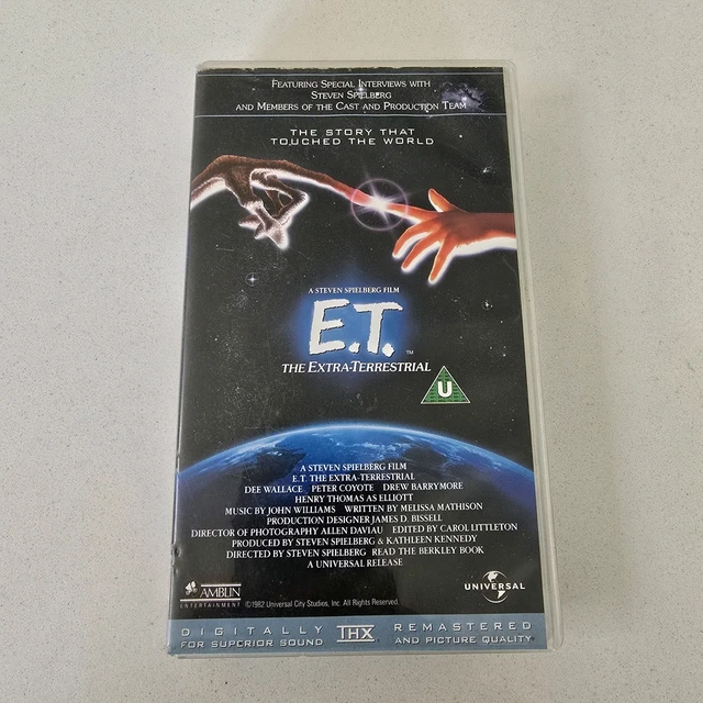 E. T. THE Extra Terrestrial VHS 1982 Video Steven Spielberg Classic Vintage VHS £9.00 - PicClick UK