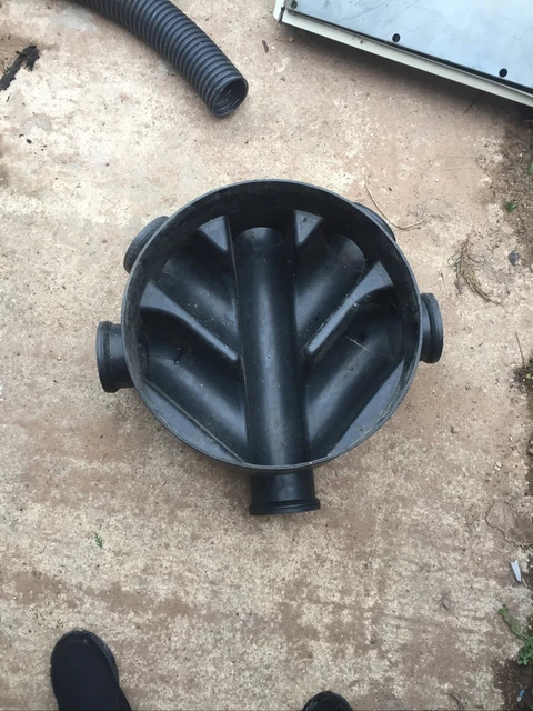 UNDERGROUND DRAINAGE MANHOLE Inspection Chamber Base 450 mm £20.00 ...