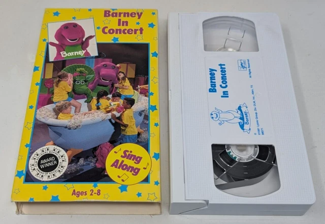 BARNEY IN CONCERT VHS Tape Sing Along Vintage 1990 £9.28 - PicClick UK