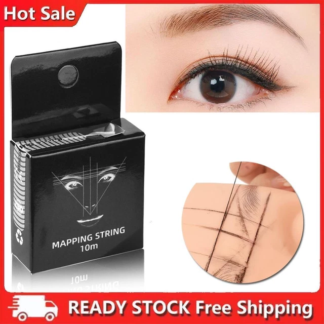 10M MAPPING STRING Reusable Tattoo Eyebrow Ink Auxiliary Line Tool ...