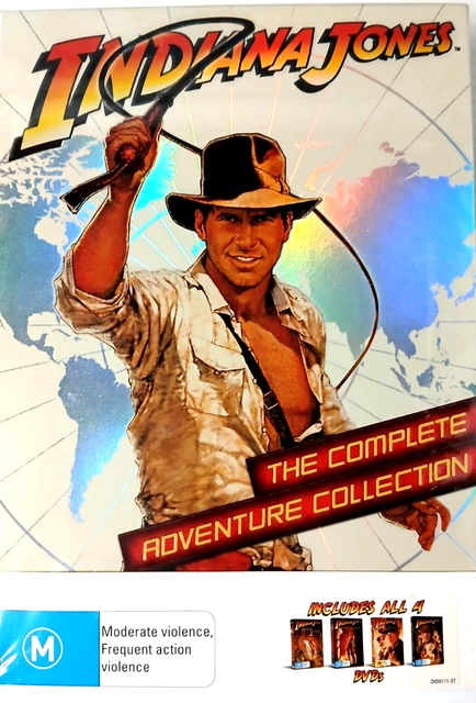 INDIANA JONES THE Complete Adventure Collection DVD Box Set Unopened ...