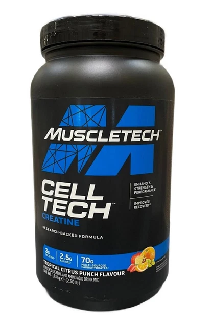CELL-TECH CREATINE, TROPICAL Citrus Punch (New Formula) - 1130g £29.32 ...
