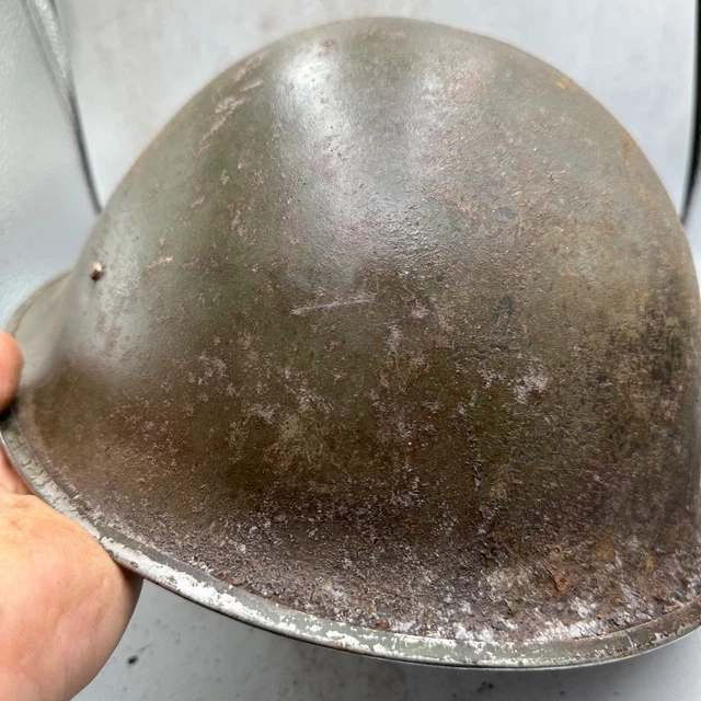 MK3 CANADIAN / British Army Original WW2 Turtle Helmet High Rivet EUR ...