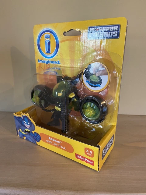 FIGURINE BATMAN FISHER Price Imaginext avec Jet Pack DC Super Friends ...
