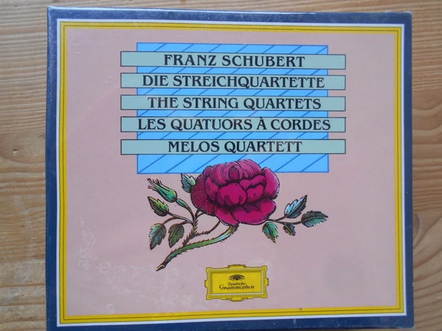 SCHUBERT: DIE STREICHQUARTETTE / The String Quartets Melos Quartett and Franz Sc EUR 50,00 ...