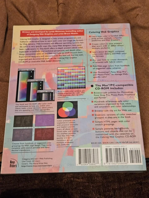 COLORING WEB GRAPHICS by Bruce Heavin and Lynda Weinman $14.50 ...