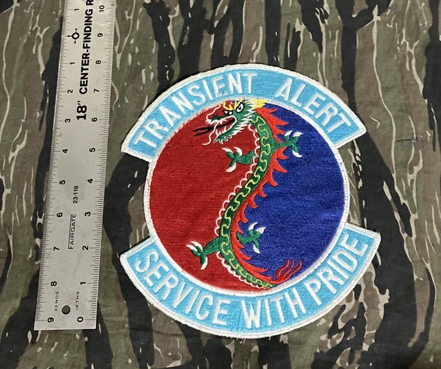 1980S LARGE KOREAN USAF Transient Alert -- Service with Pride Jacket ...